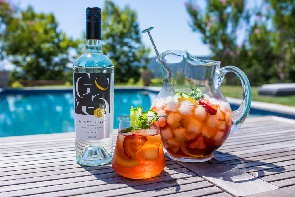 Homemade Ginny's Gin Pimm's Cup